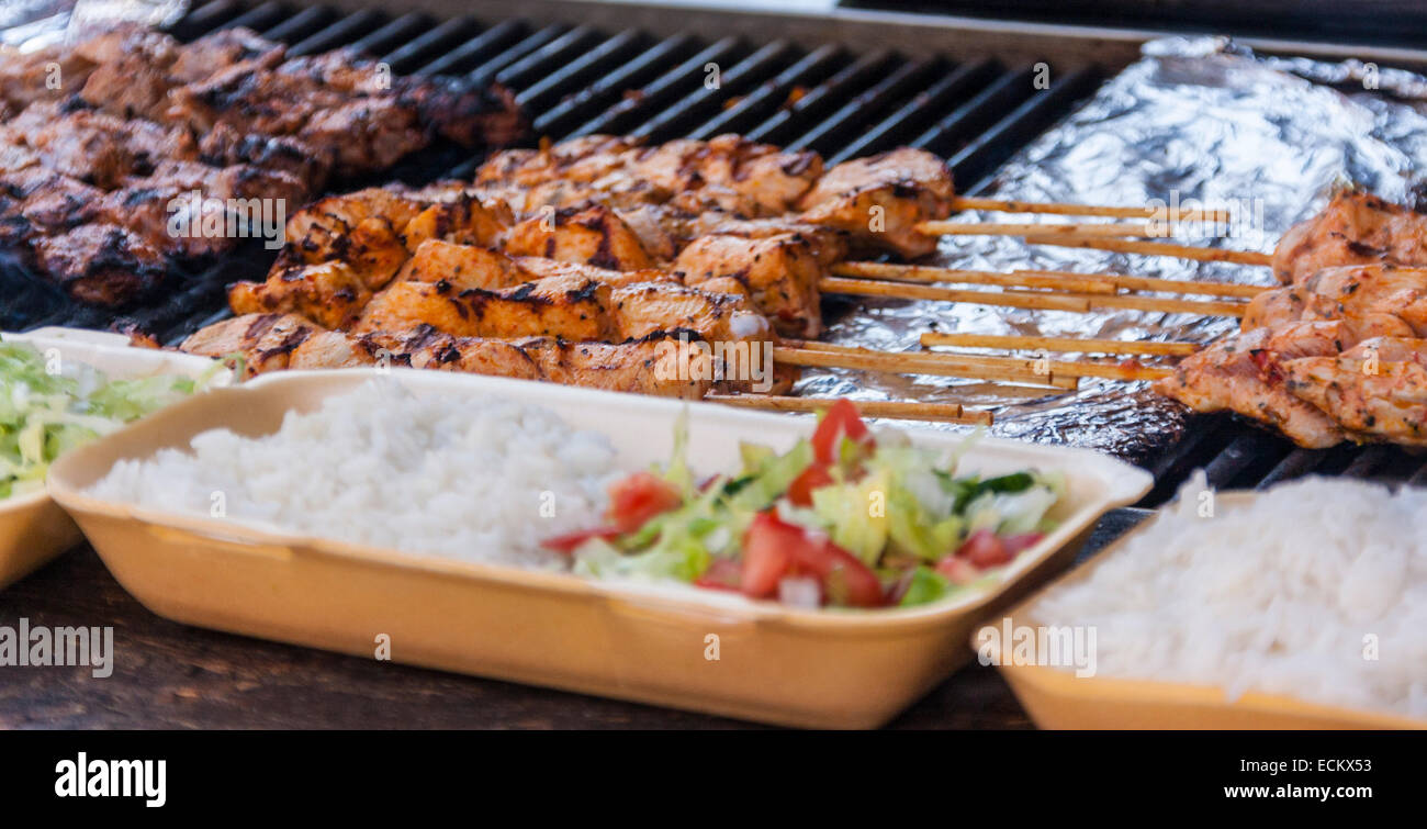 Kebab in Camden Market, London Stock Photo - Alamy