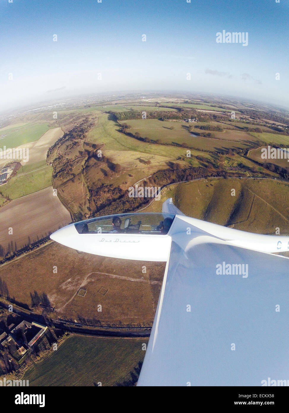 Wings over Ivinghoe Beacon Stock Photo - Alamy