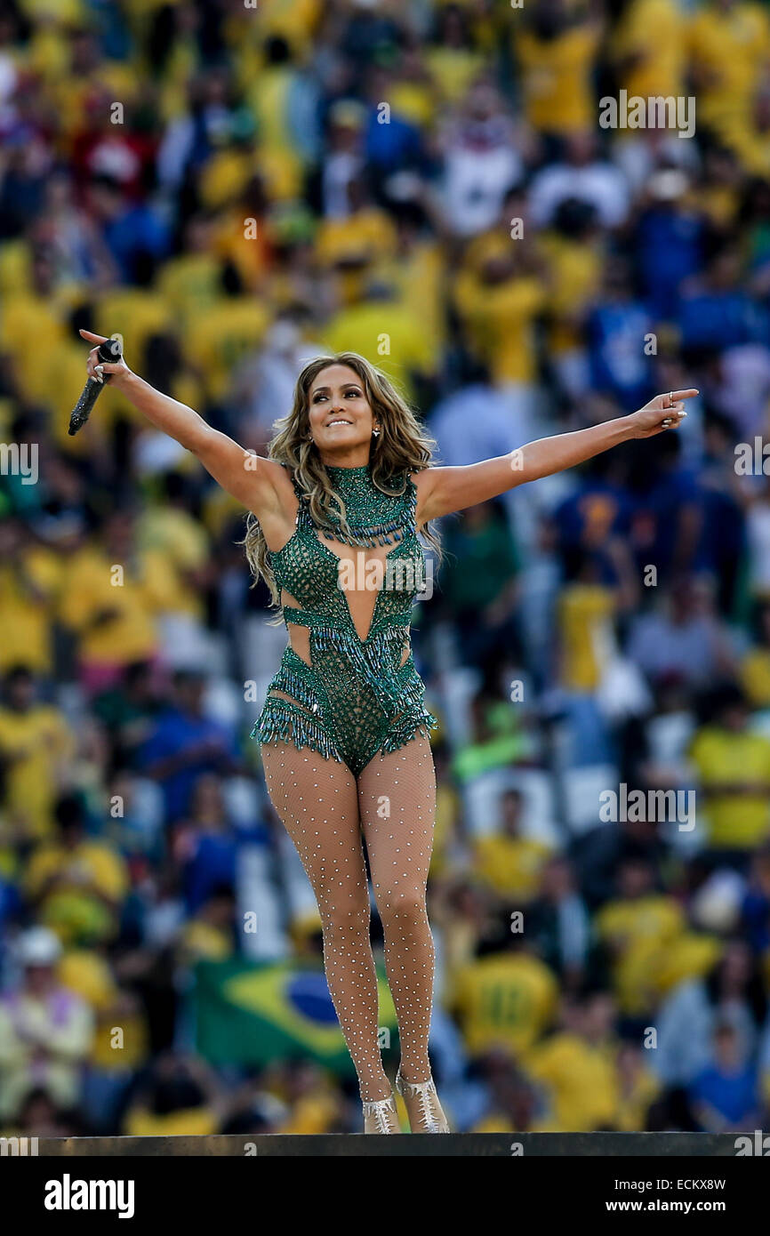 2014 FIFA World Cup - Opening Ceremony Featuring: Jennifer Lopez Where ...