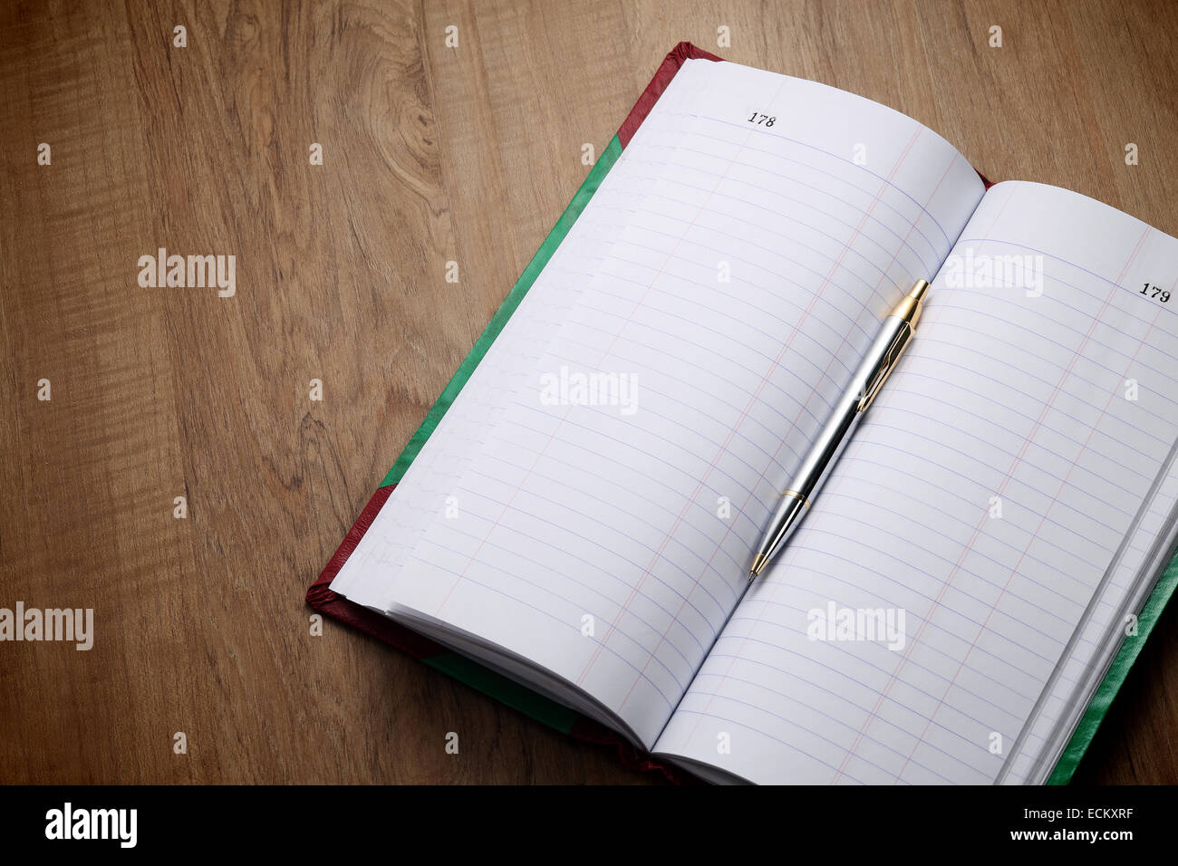Account book behind business success Stock Photo - Alamy