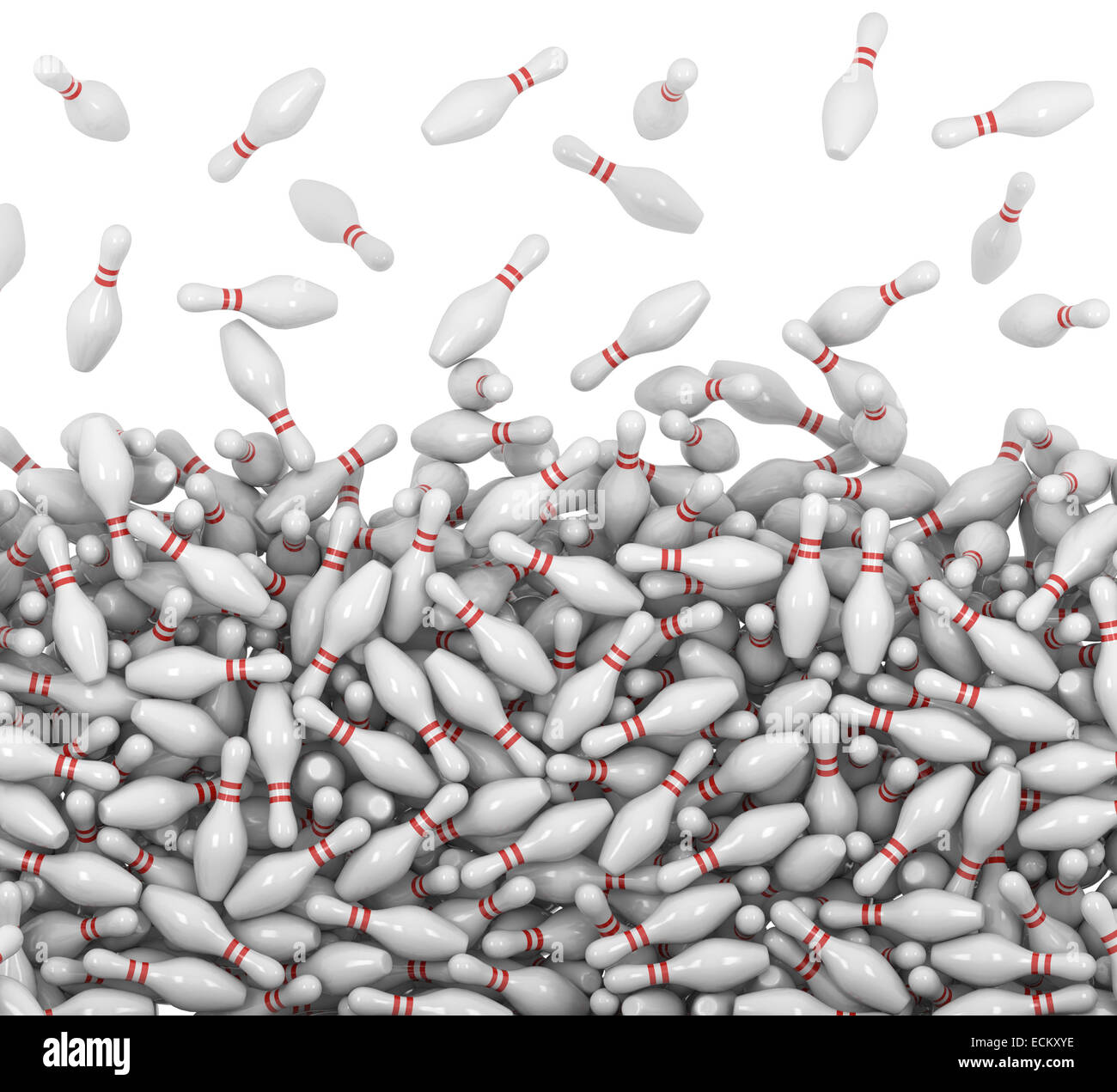 Bowling pins falling hi-res stock photography and images - Alamy