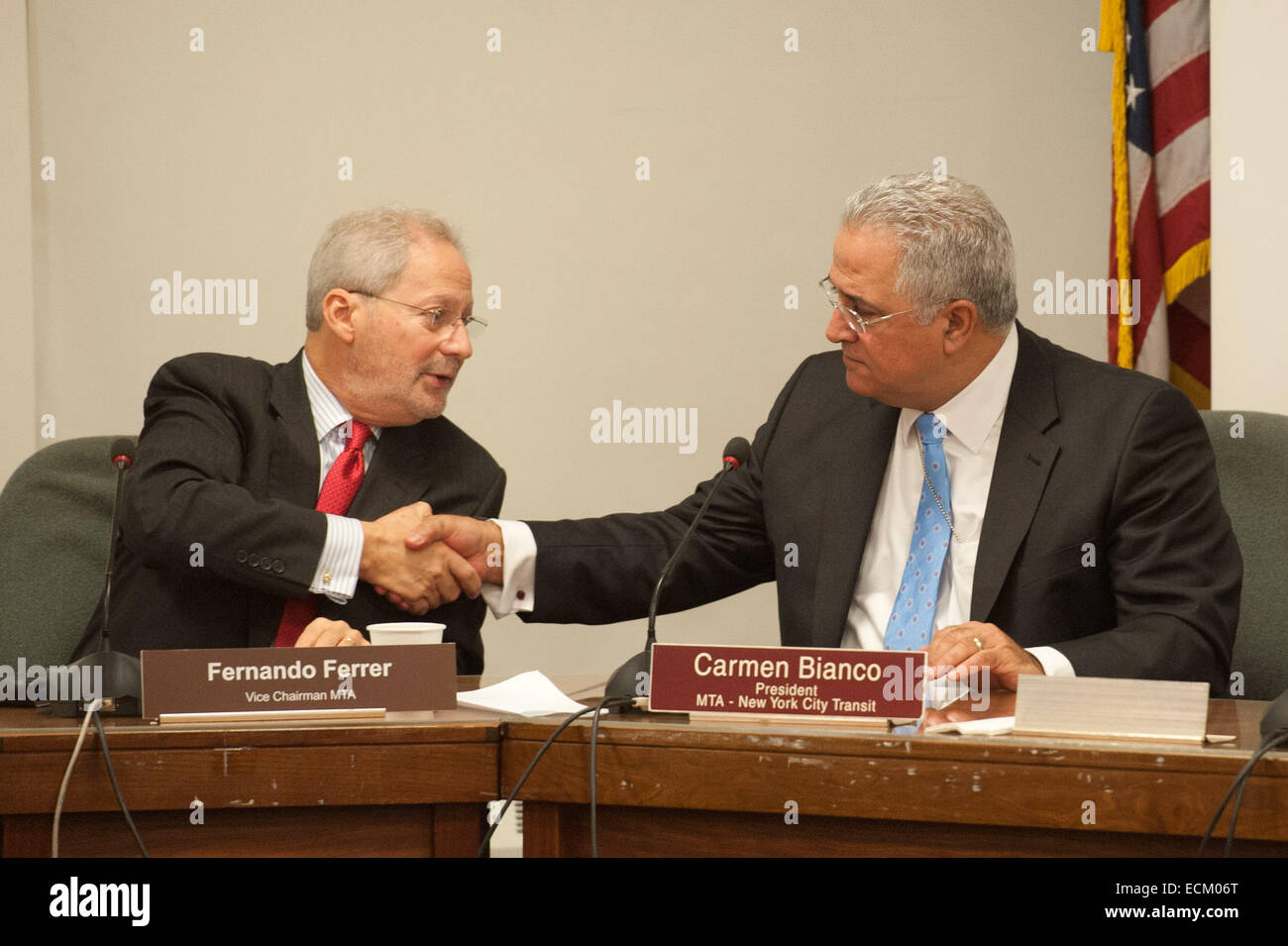 Manhattan, New York, USA. 15th Dec, 2014. Vice Chair FERNANDO FERRER ...