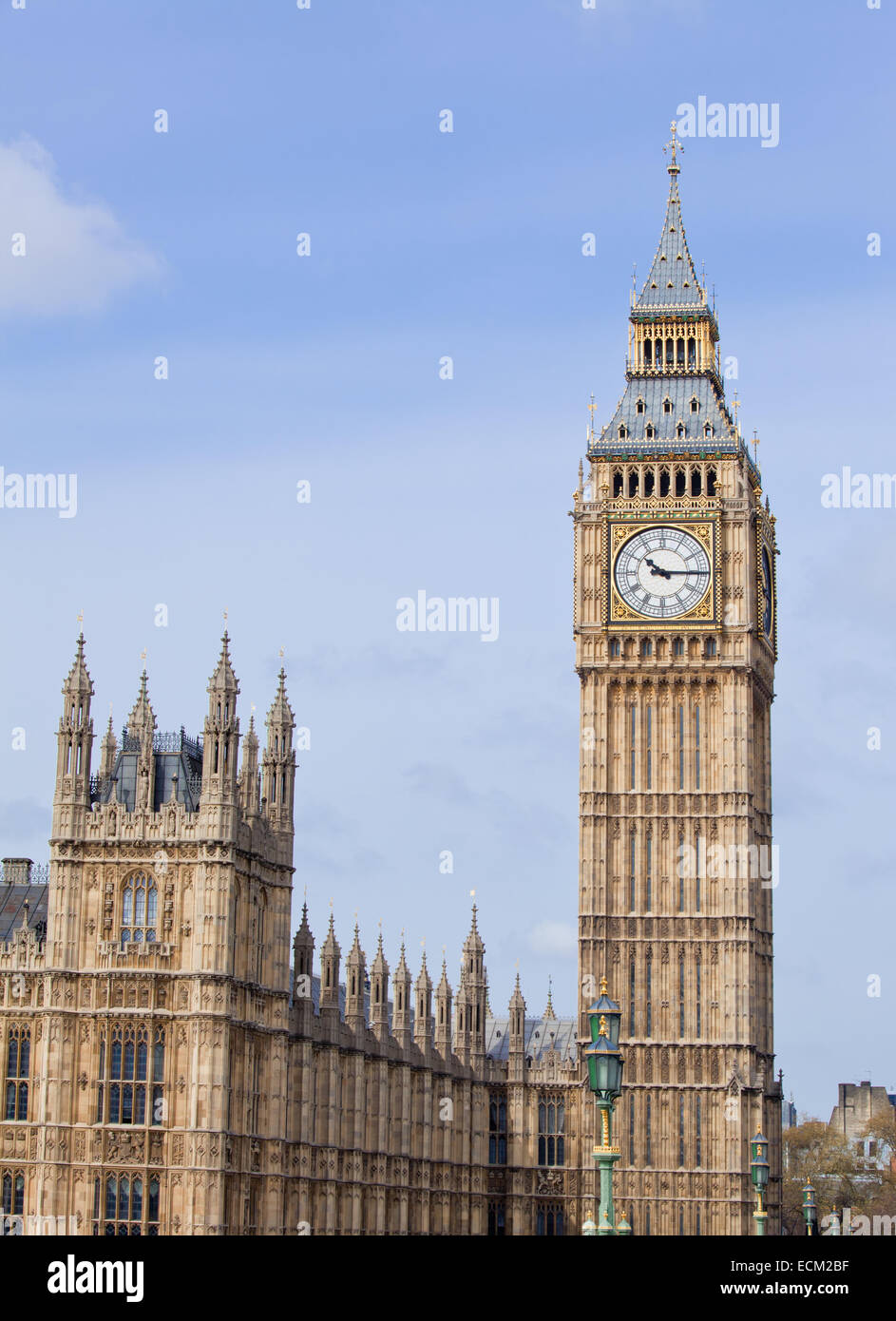 landscape of big ben at city westminster London England UK Stock Photo ...