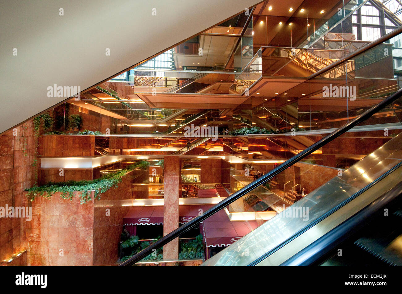 Trump tower atrium hi-res stock photography and images - Alamy