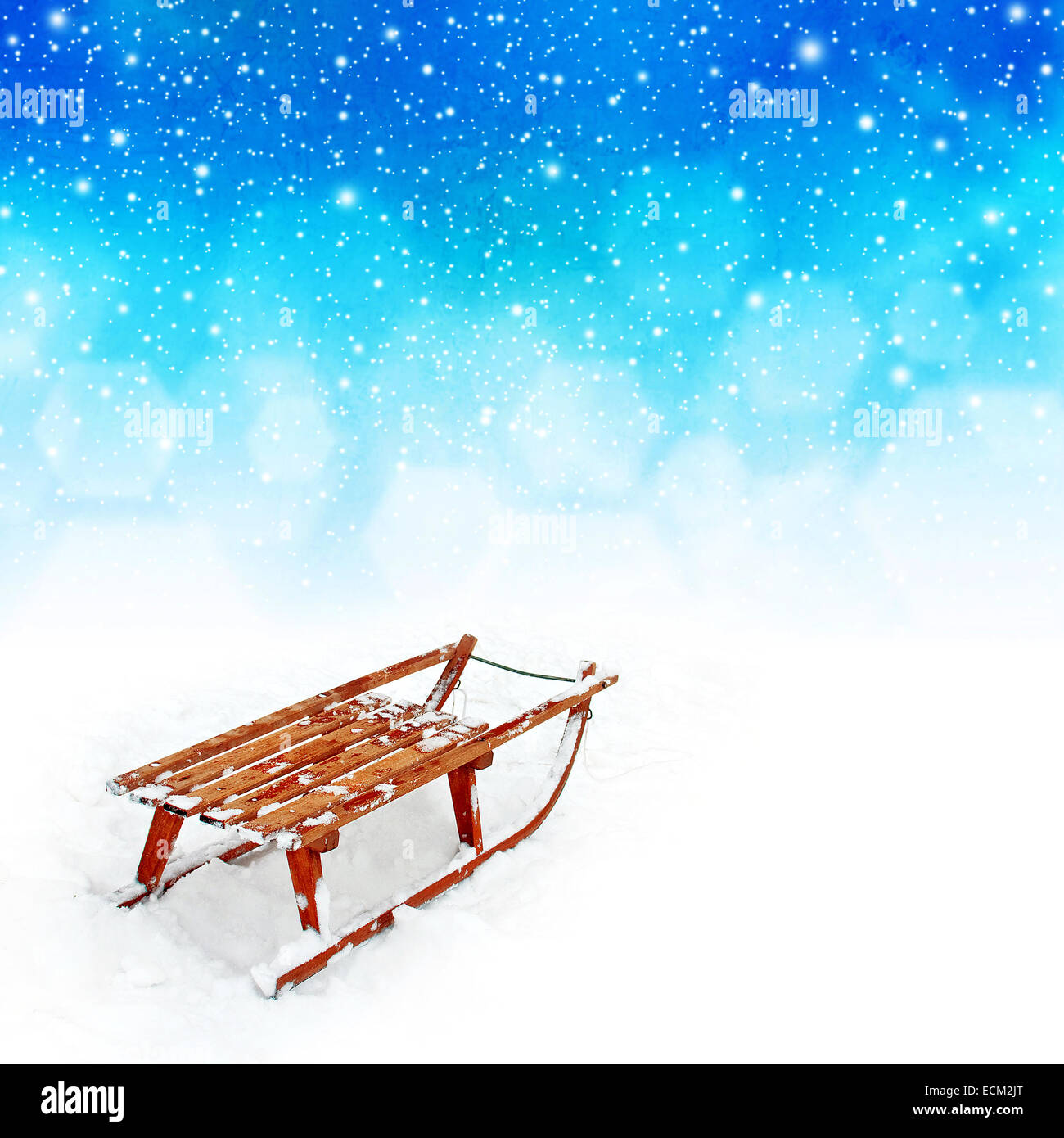 Sledge snow hi-res stock photography and images - Alamy