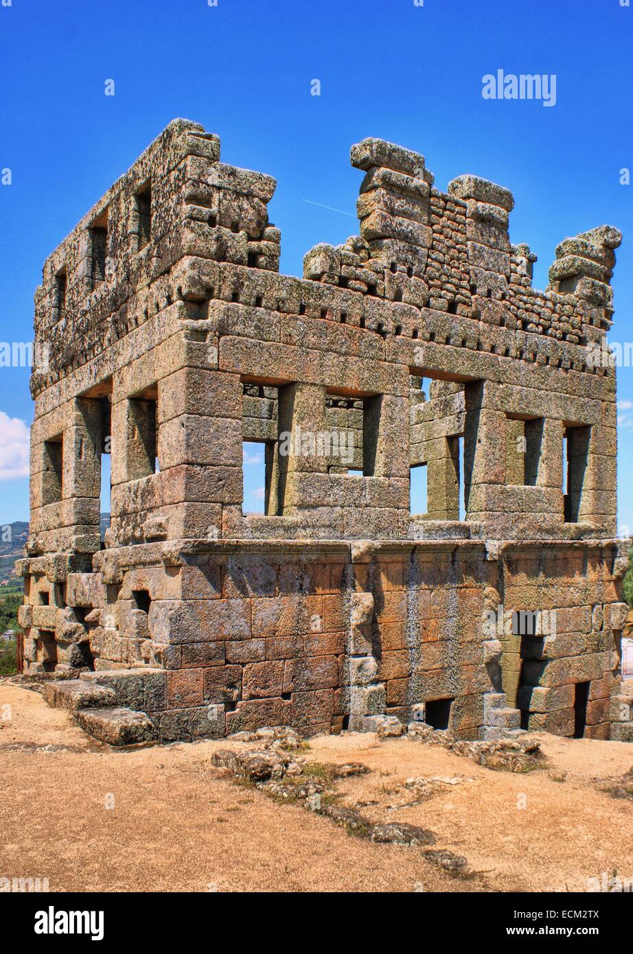 Belmonte Centum Celae tower in Portugal Stock Photo - Alamy