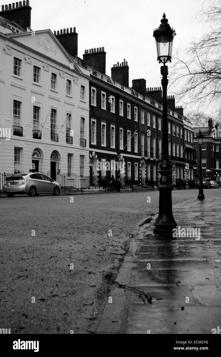 London bedford square bloomsbury georgian house hi-res stock ...