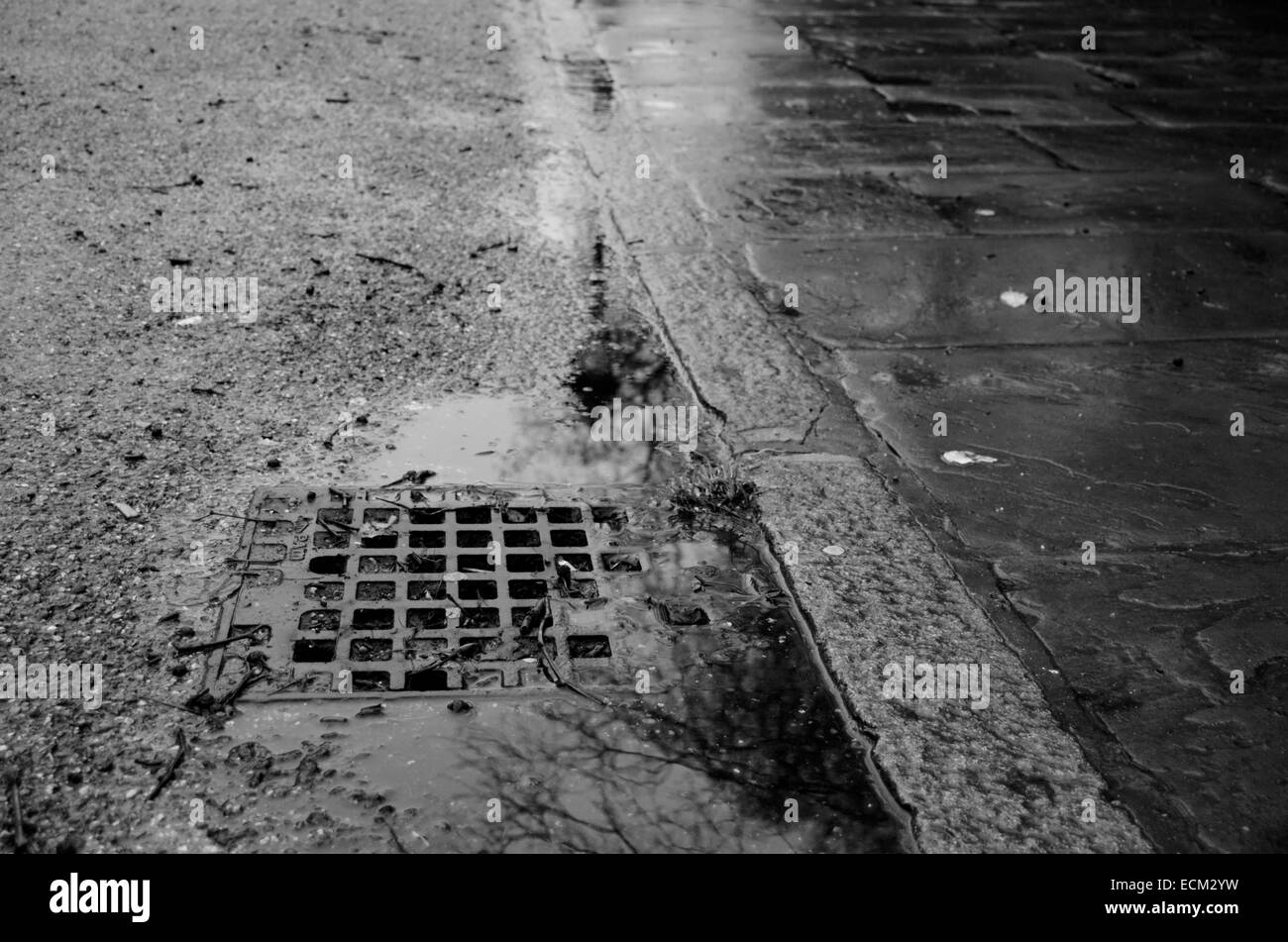Square drain Black and White Stock Photos & Images - Alamy