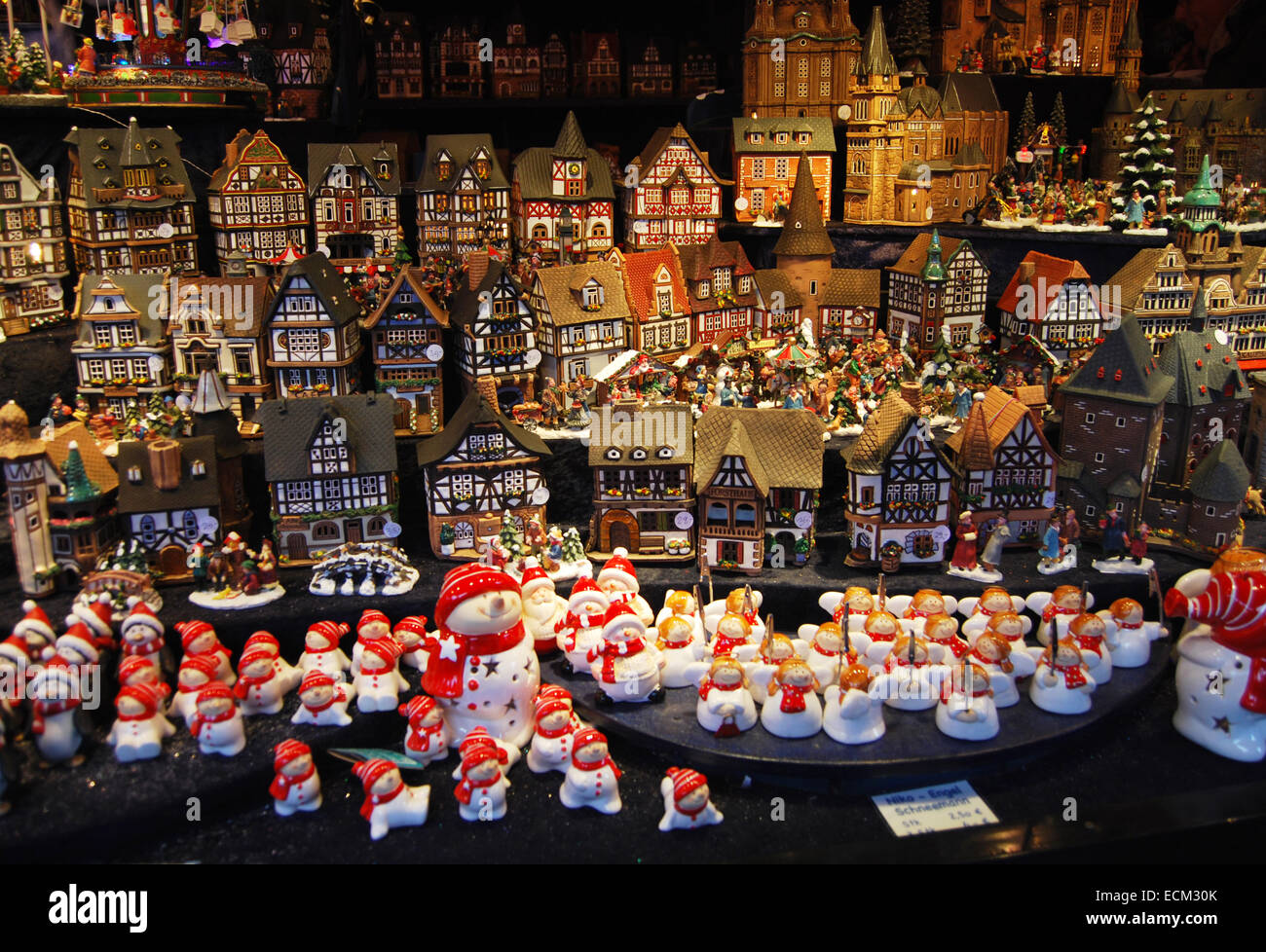 traditional Christmas fair display, Aachen Germany Stock Photo - Alamy