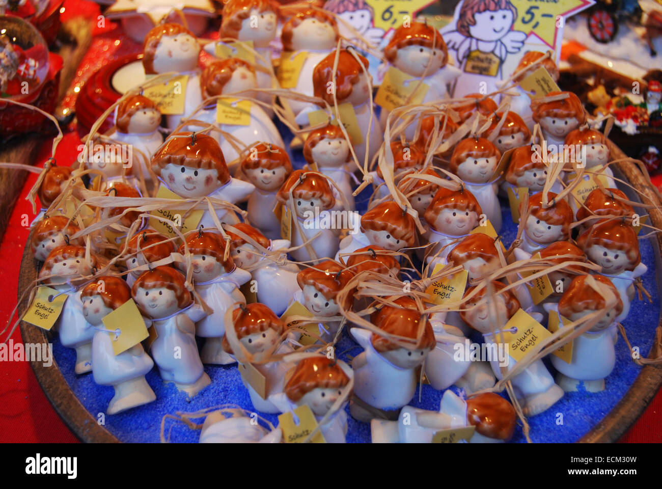 traditional Christmas fair display, Aachen Germany Stock Photo - Alamy