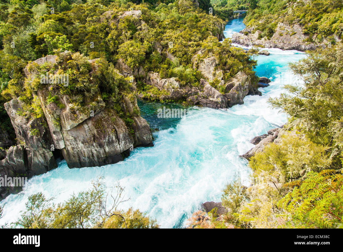 Aratiatia Rapids, Waikato River, N. Island, New Zealand Stock Photo - Alamy