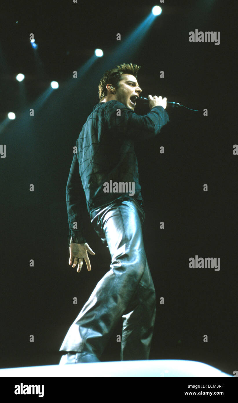 RICKY MARTIN Puerto Rican singer in 1999. Photo Jeffrey Mayer Stock ...