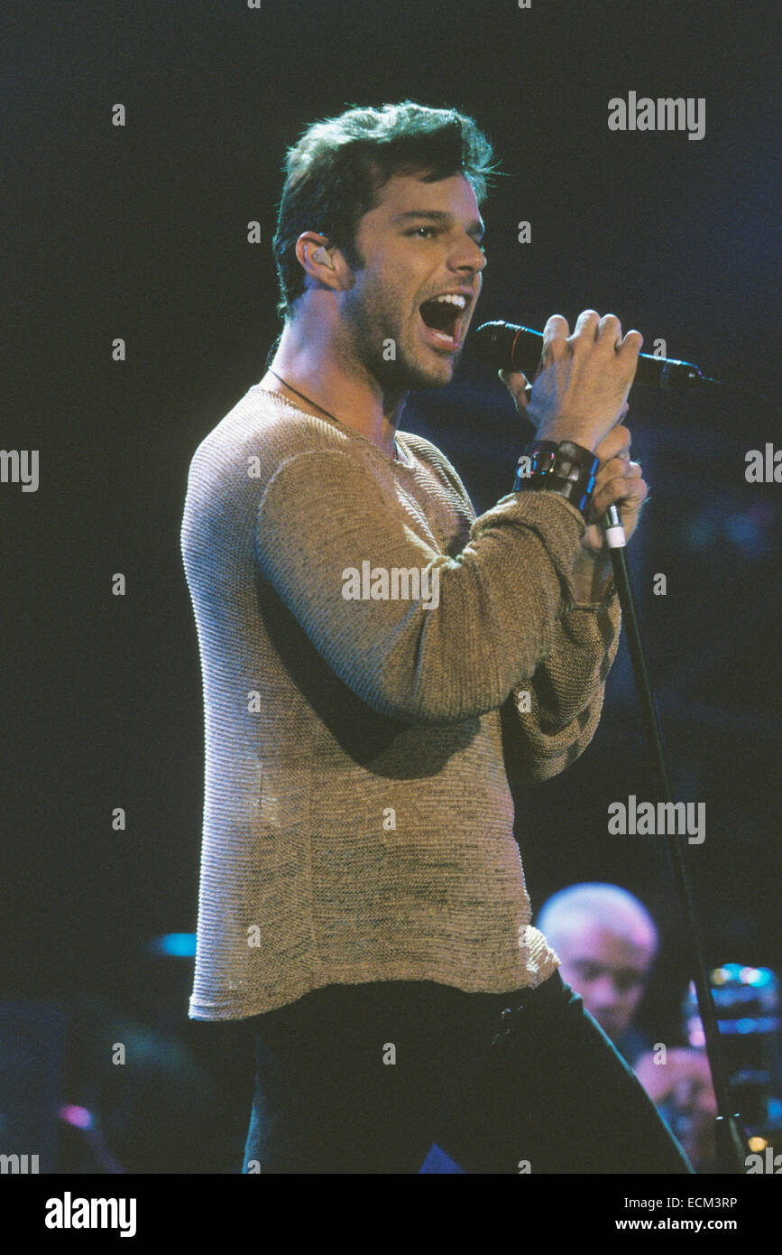 RICKY MARTIN Puerto Rican singer in 2001. Photo Jeffrey Mayer Stock ...