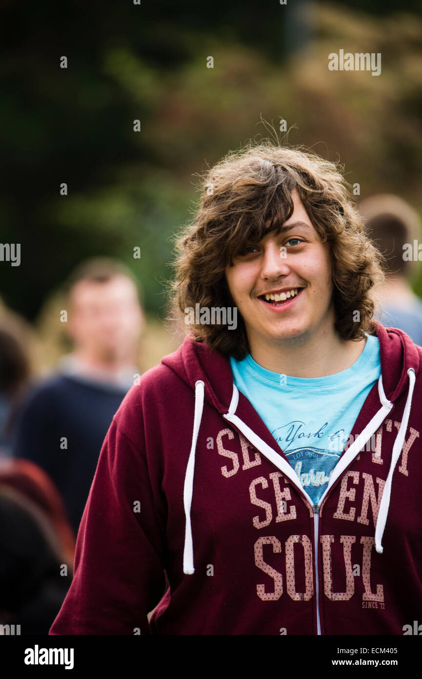 Higher Education freshers week: A happy smiling male man First year ...