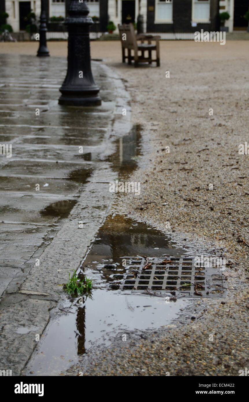 Drain in Beford Square in London, England Stock Photo - Alamy