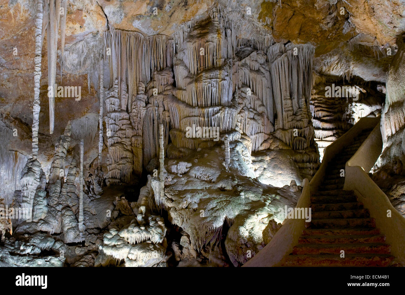 Drach caves, in palma de majorca, a natural geological close to 3km ...