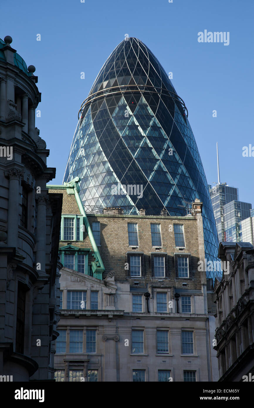 London old and new gherkin hi-res stock photography and images - Alamy