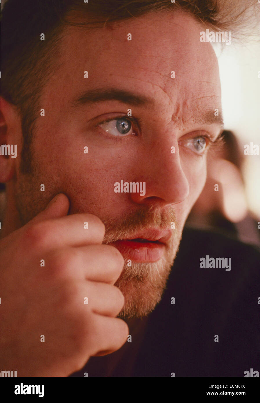 Portraits of R.E.M. frontman Michael Stipe in an interview in 1998 ...