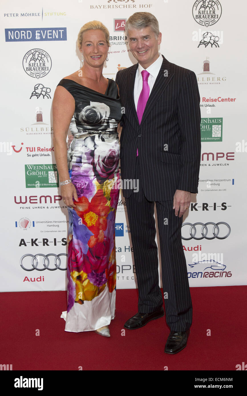 Charity gala Das Herz im Zentrum at Hamburg's Chamber Of Commerce ...