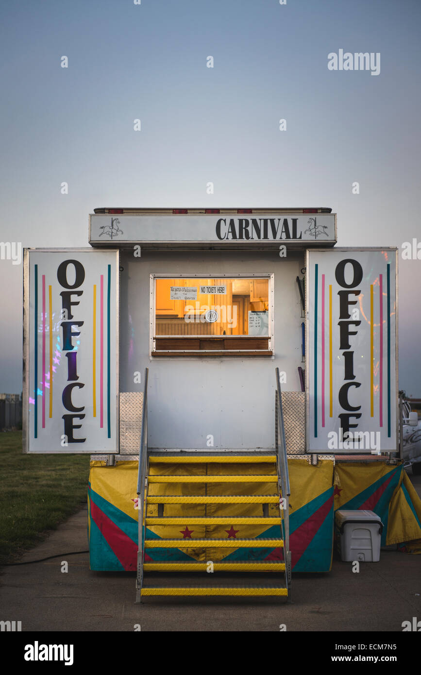 a ticket booth at a carnival Stock Photo - Alamy