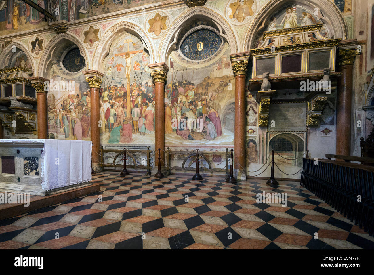 Chapel of St. James with frescoes by Altichiero da Zevio, Basilica of Saint Anthony of Padua ...