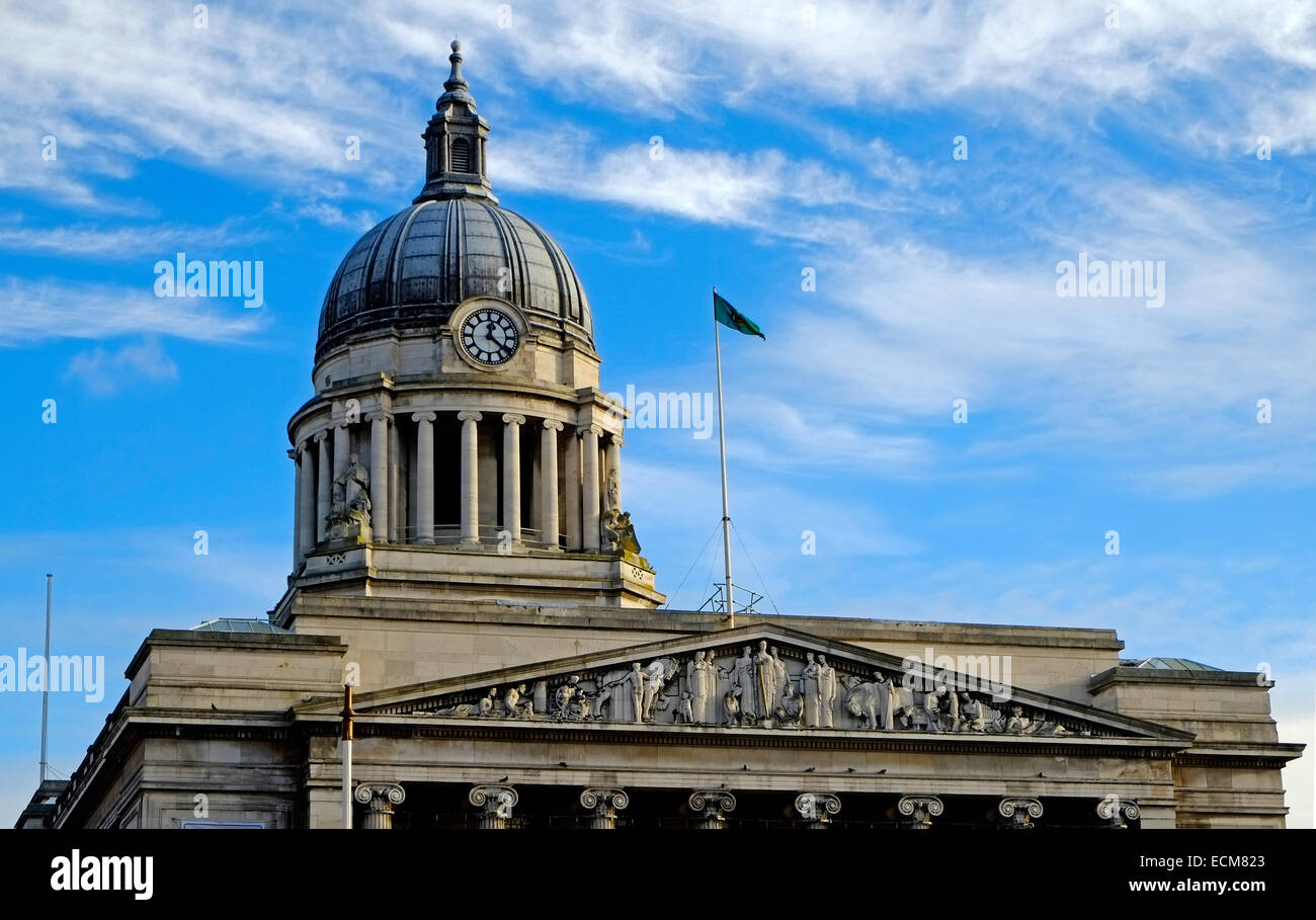 Nottingham City Hall Council House Building Market Square Nottingam ...