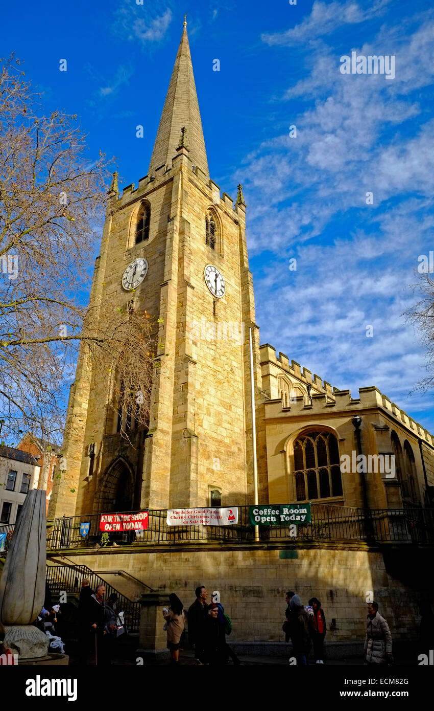 St peters church wheeler gate nottingham england hi-res stock ...