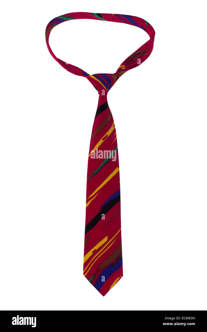 a necktie on white background Stock Photo - Alamy