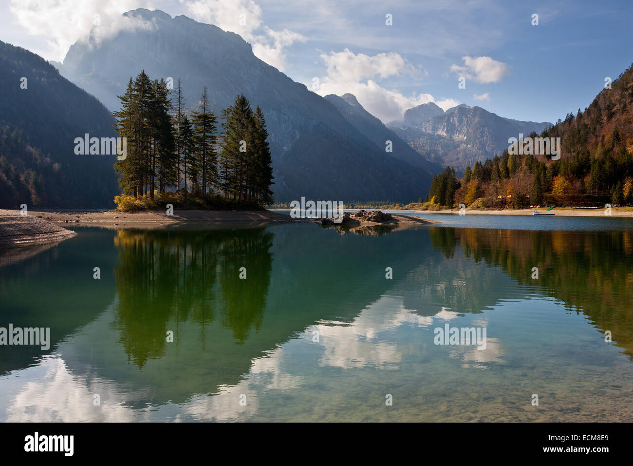 Lake Lago del Predil, Italy Stock Photo - Alamy