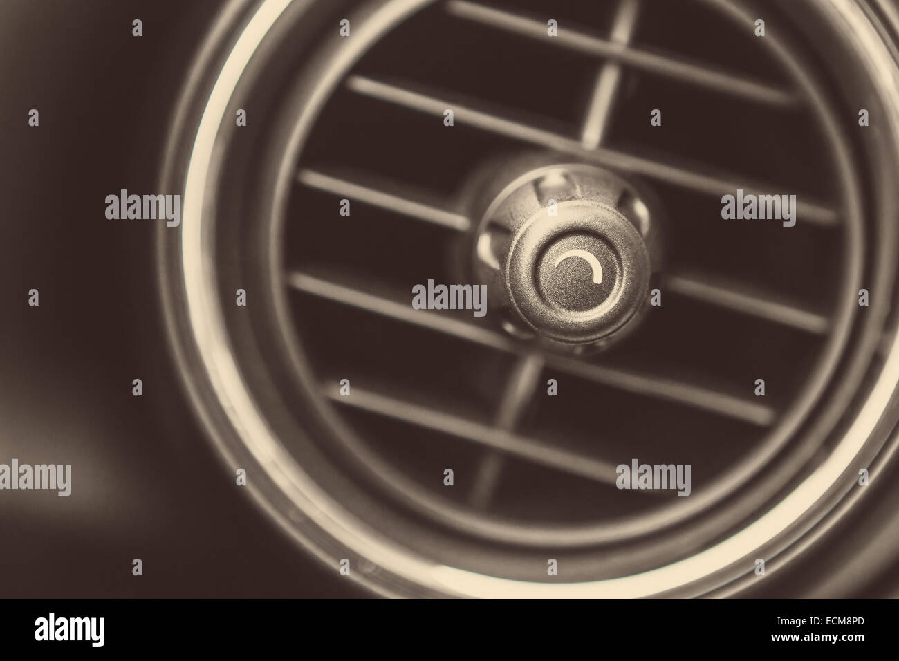 Close up shot of an air vent in a car Stock Photo - Alamy