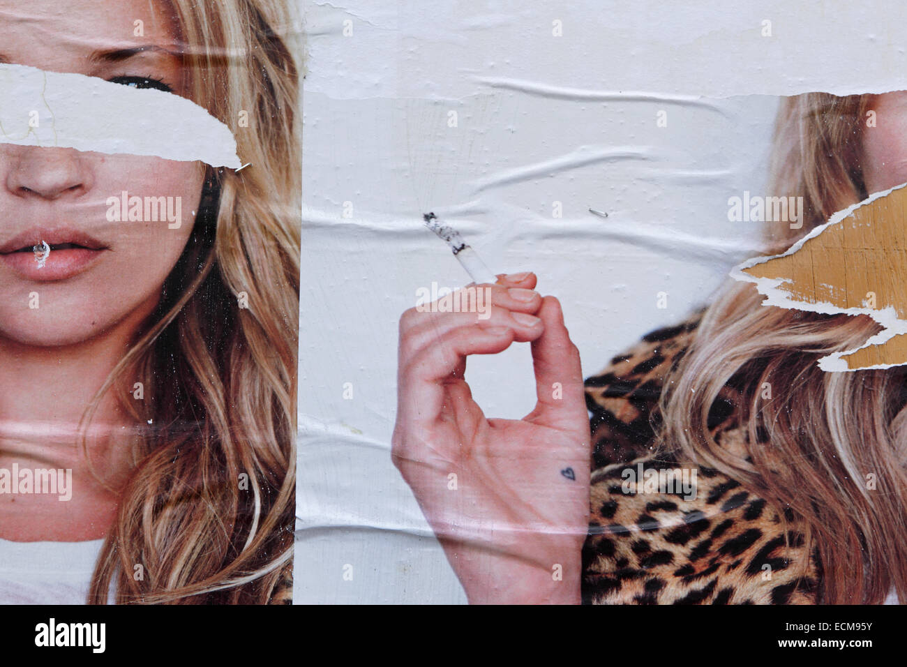 Ripped posters torn poster hi-res stock photography and images - Alamy