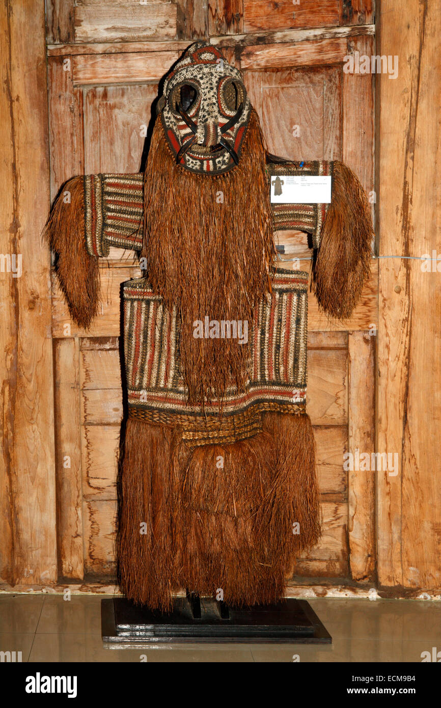 Baju Roh, or Ghost Mask from Papua, is a ritual mask with attached ...