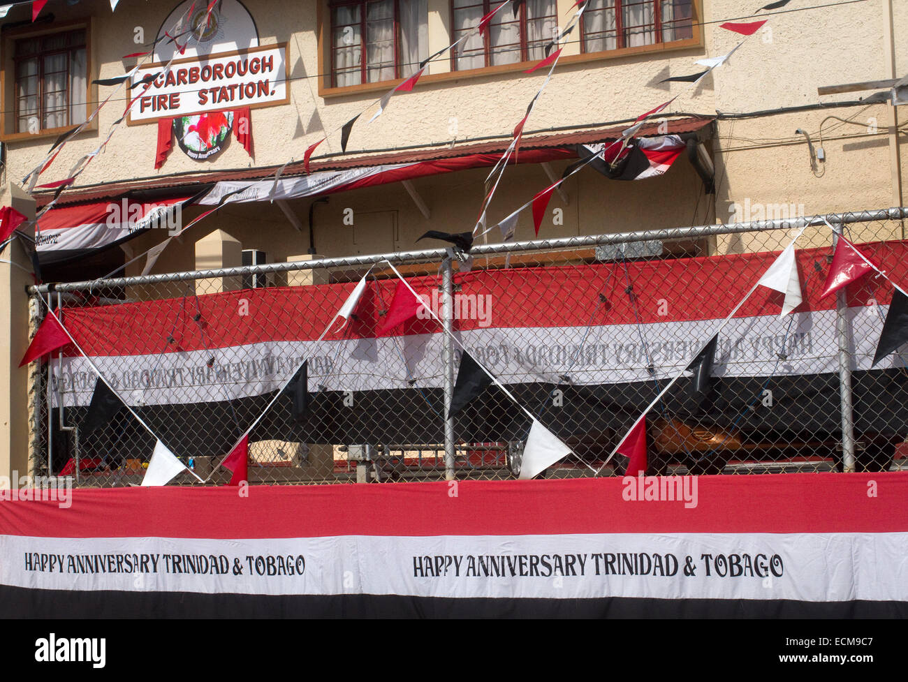 Fire station in Scarborough Trinidad and Tobago Caribbean West Indies ...