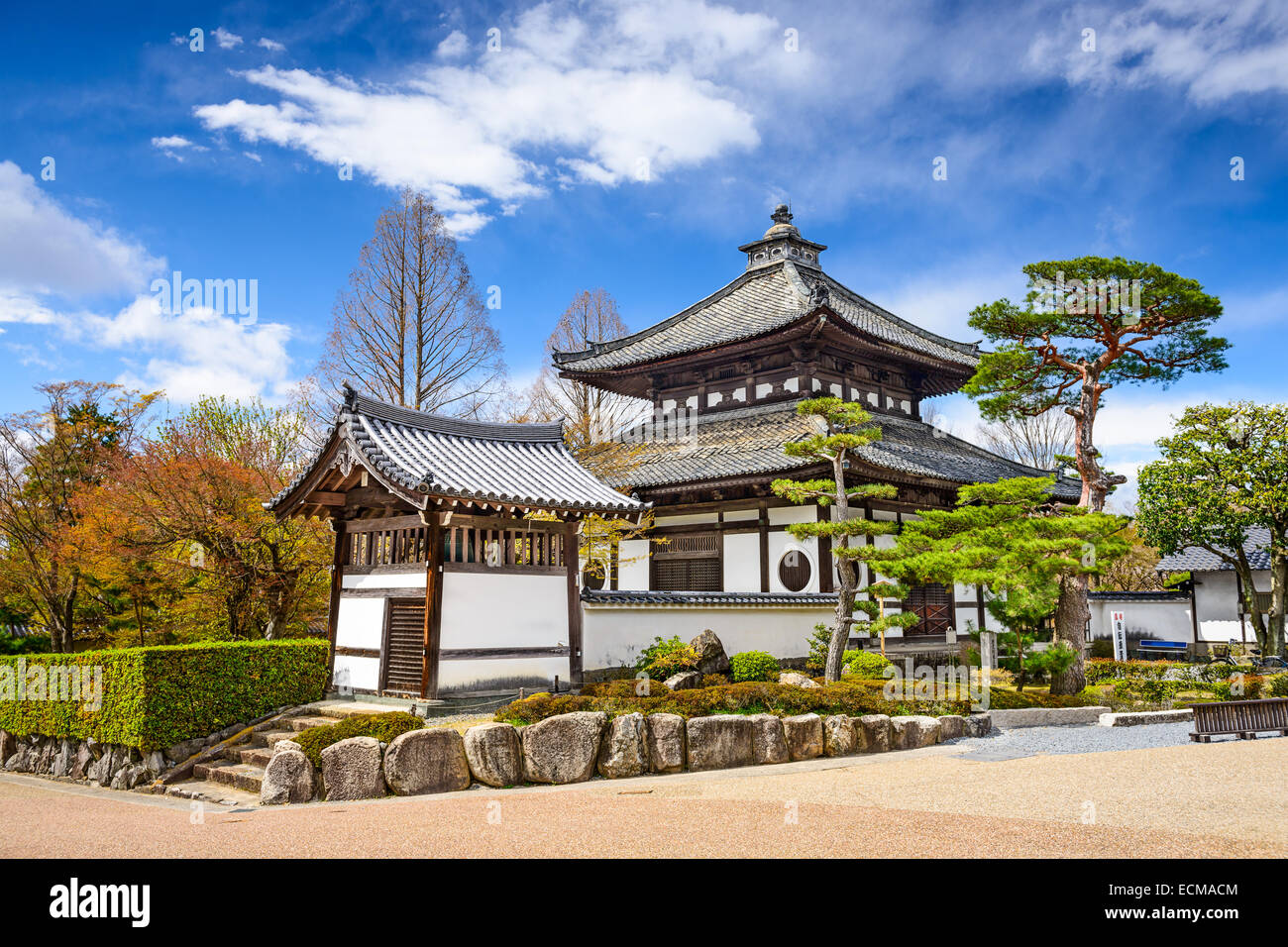 Kyoto, Japan buildings on the grounds of Tofuku-ji Temple Stock Photo ...