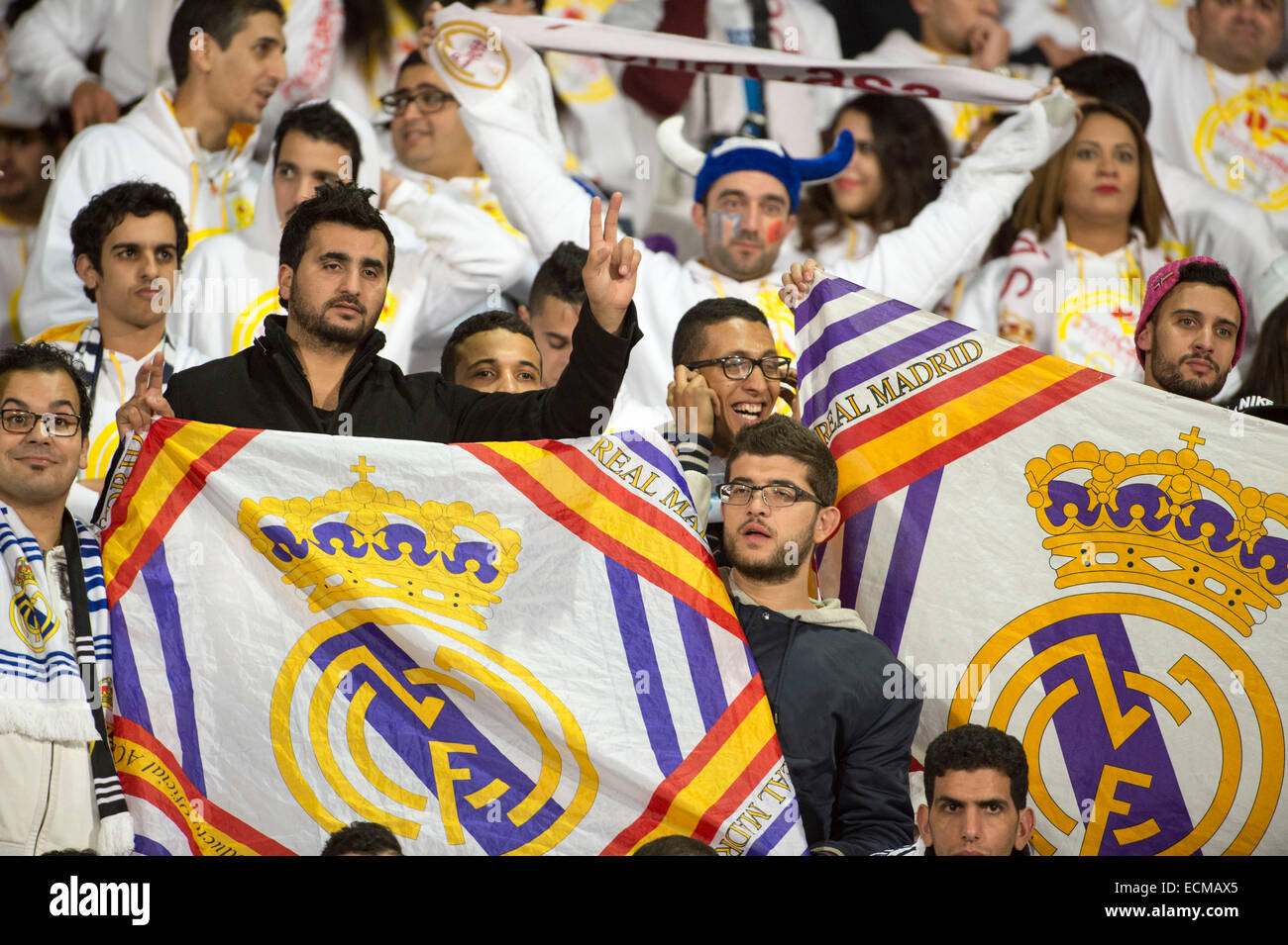 Marrakesh, Morocco. 16th Dec, 2014. Real Madrid fans Football/Soccer ...