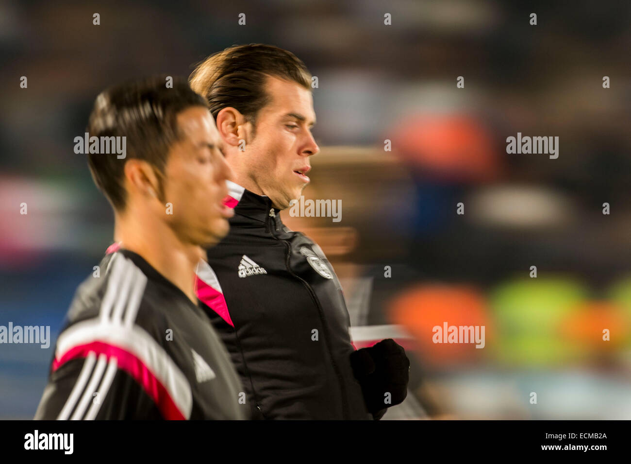 Marrakesh, Morocco. 16th Dec, 2014. (L-R) Cristiano Ronaldo, Gareth ...