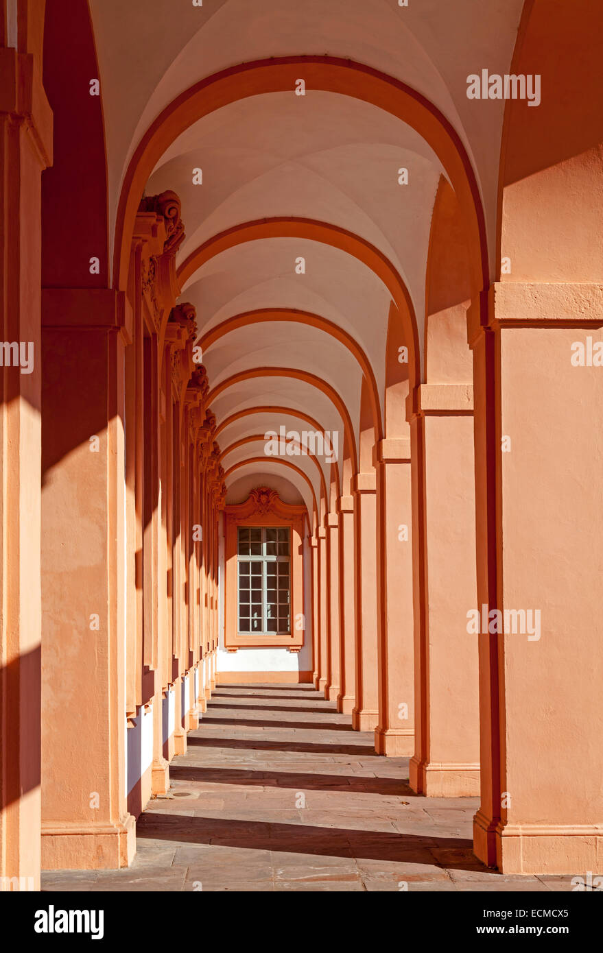 Archway at the Schloss Rastatt palace, Baden-Württemberg, Germany Stock ...