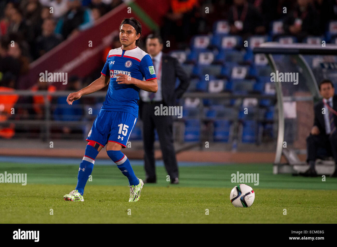 Marrakesh, Morocco. 16th Dec, 2014. Gerardo Flores (Cruz Azul) Football ...