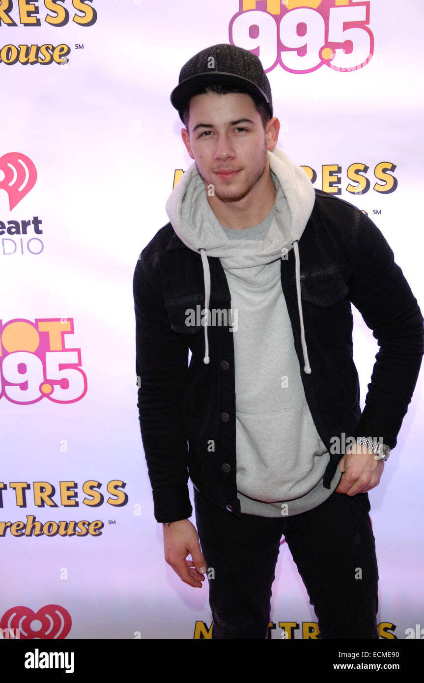 Washington, Dc, USA. 15th Dec, 2014. NICK JONAS attends HOT 99.5's ...
