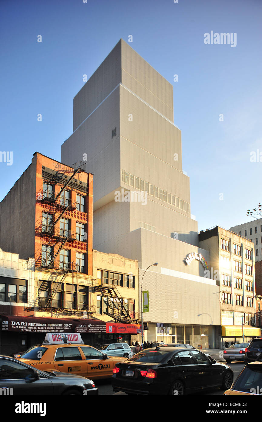 New Museum in Bovery Street, architects Sanaa, New York City, New York ...
