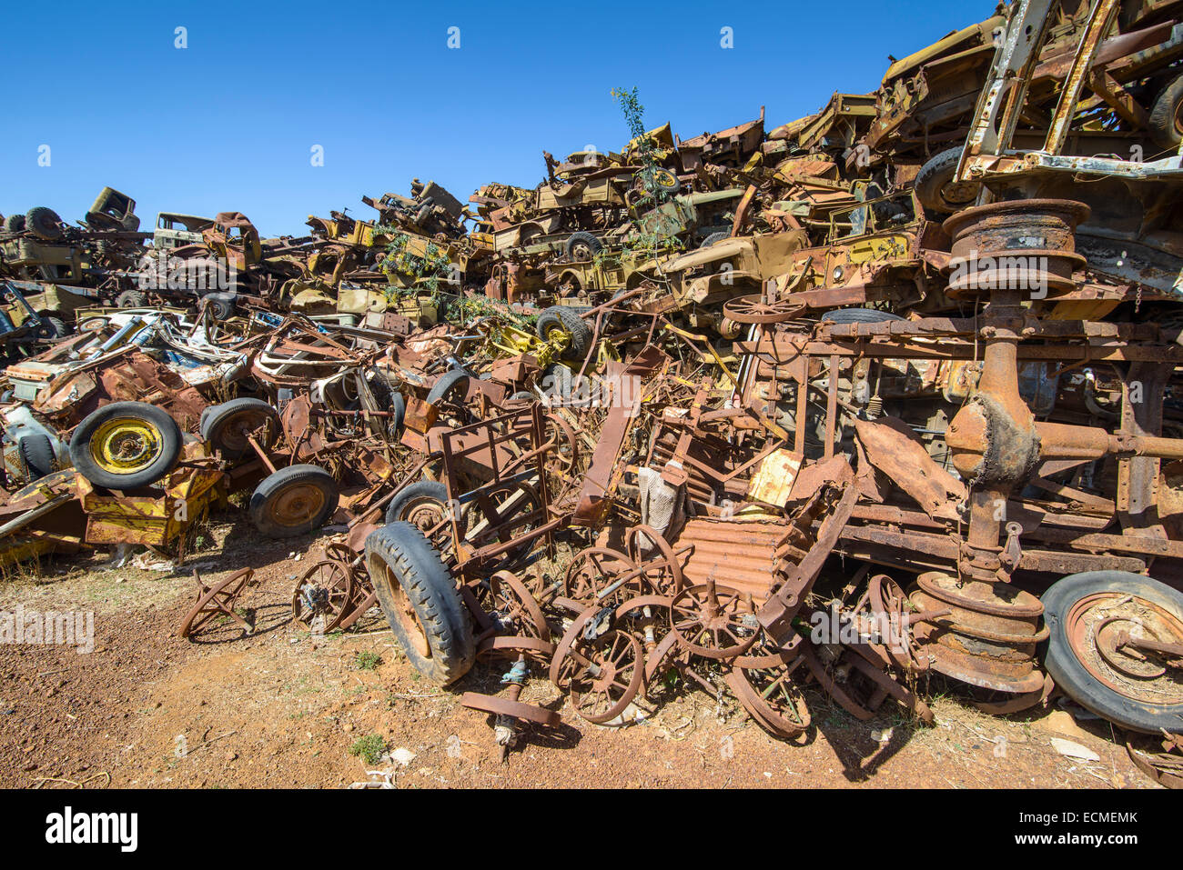 Tank cemetery, Asmara, Eritrea Stock Photo - Alamy