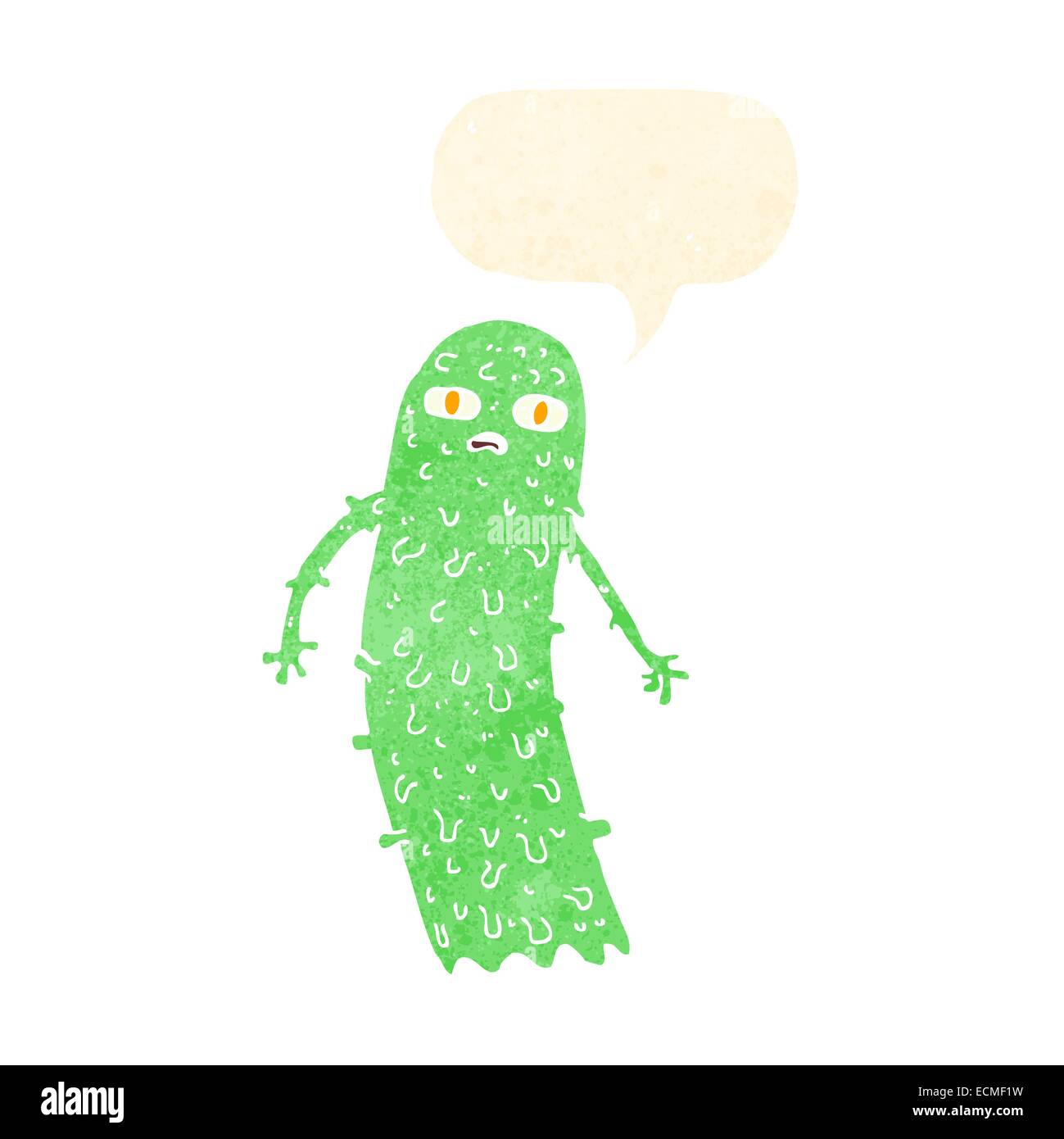 cartoon spooky ghost with speech bubble Stock Vector Image & Art - Alamy