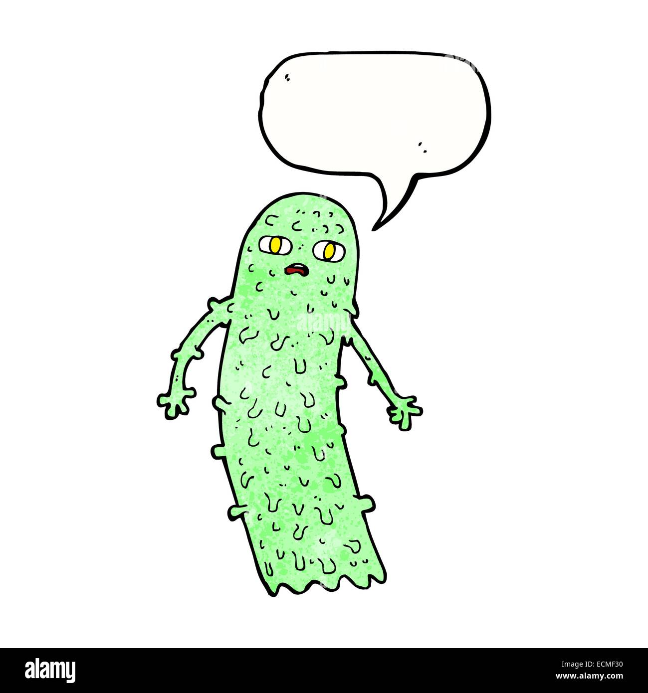 cartoon spooky ghost with speech bubble Stock Vector Image & Art - Alamy