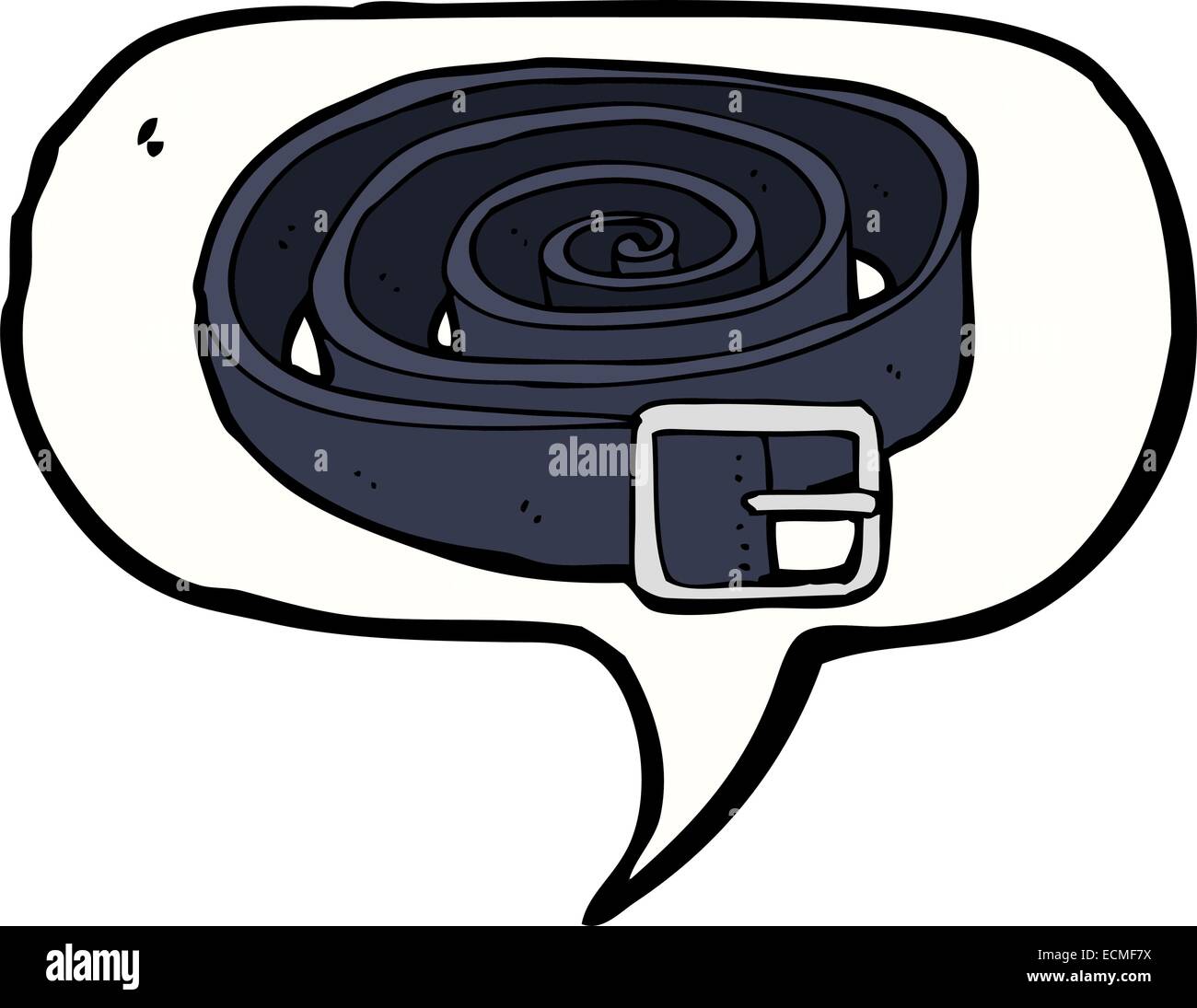 cartoon leather belt with speech bubble Stock Vector Image & Art - Alamy
