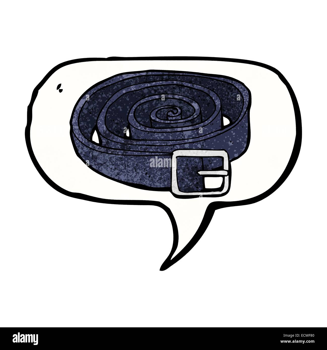 cartoon leather belt with speech bubble Stock Vector Image & Art - Alamy