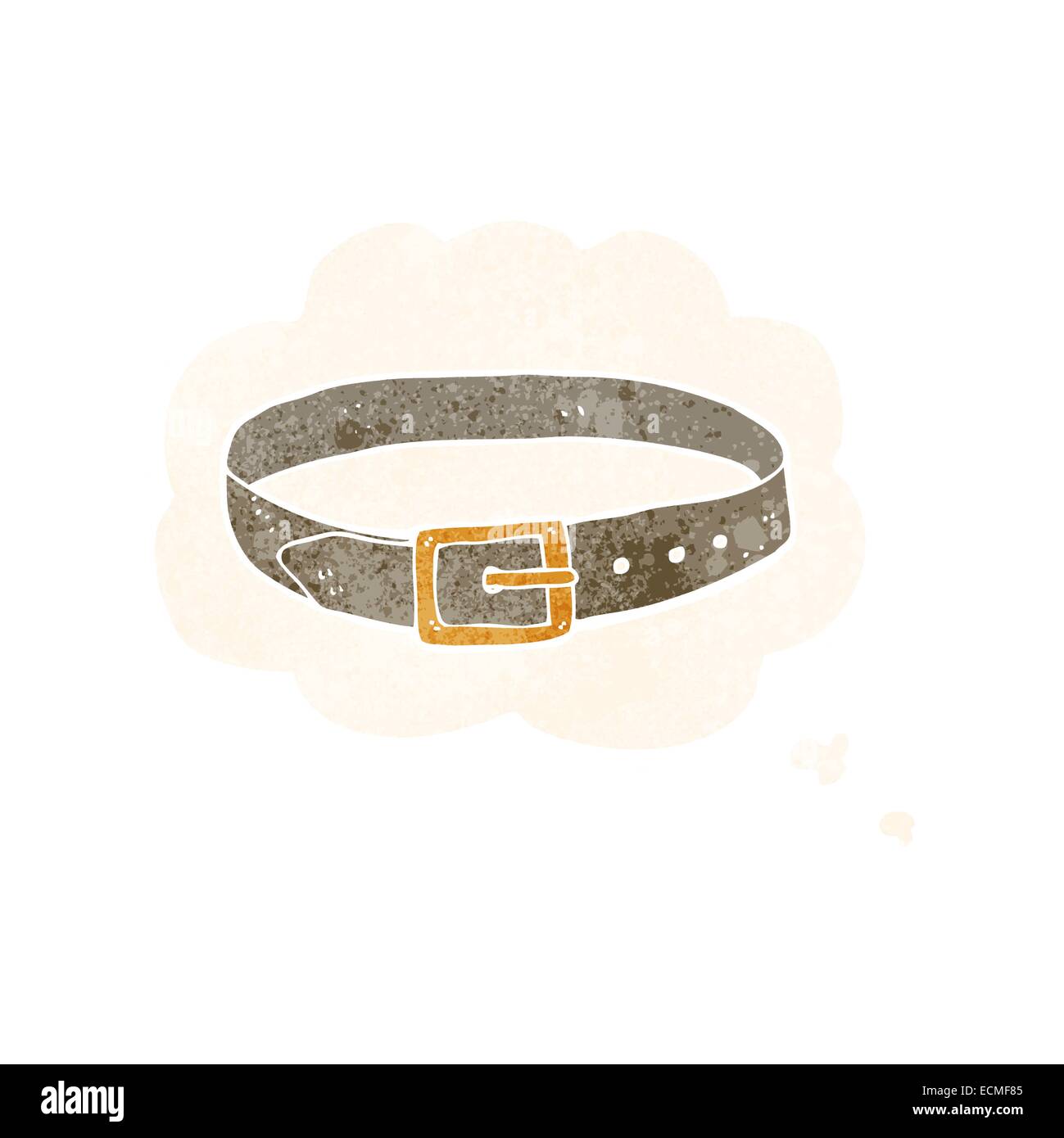 cartoon leather belt with thought bubble Stock Vector Image & Art - Alamy