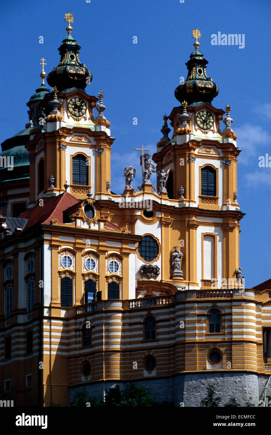 Church melk abbey benedictine abbey hi-res stock photography and images ...