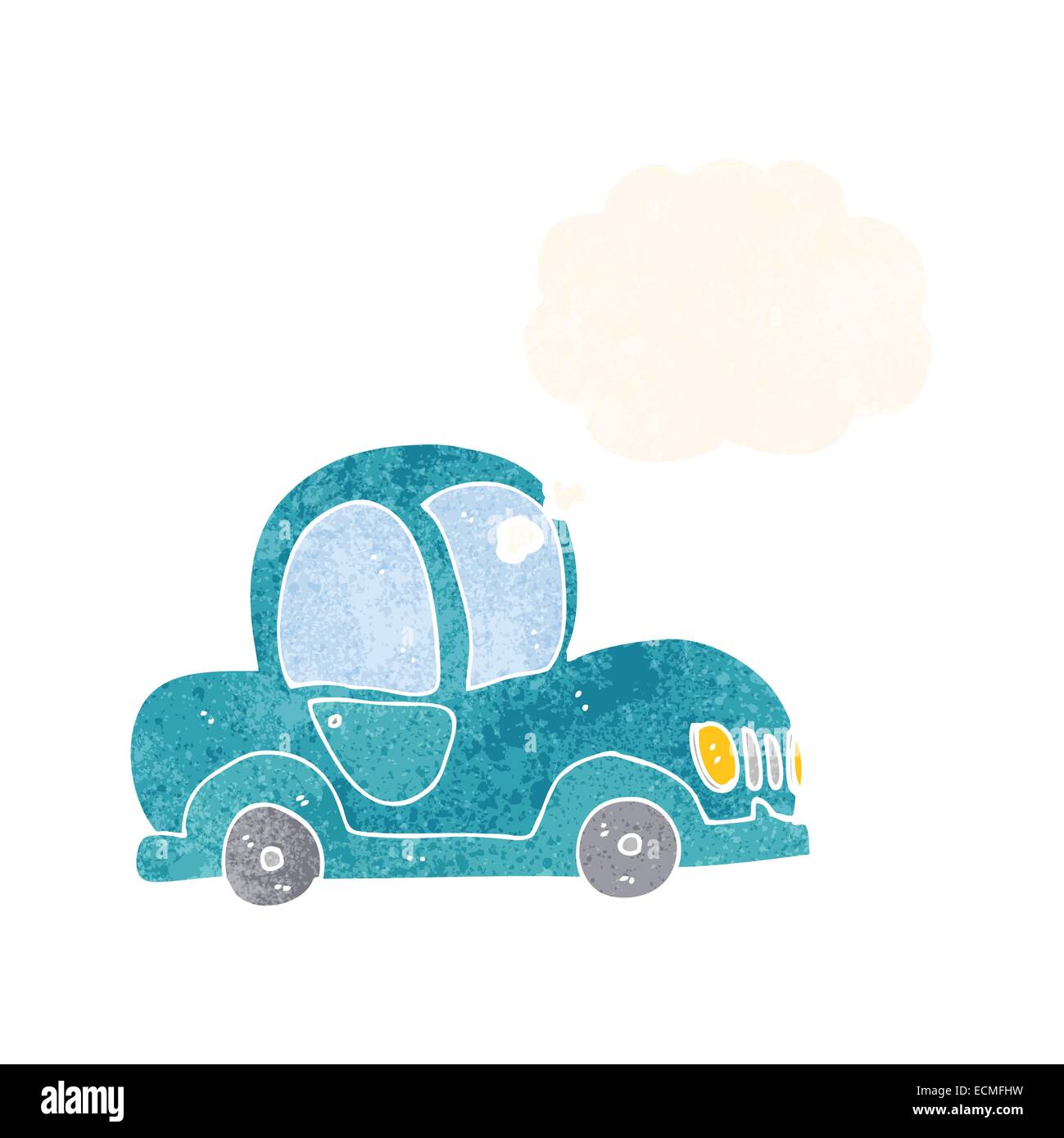 cartoon car with thought bubble Stock Vector Image & Art - Alamy