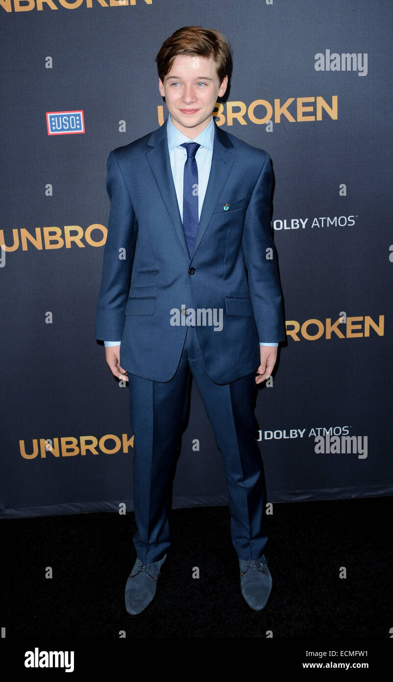 CJ Valleroy Unbroken Film Premiere 15/12/2014 Hollywood/picture ...