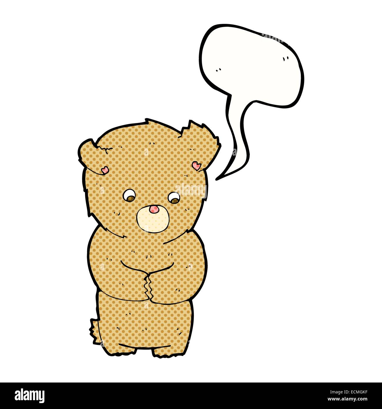 Cartoon shy teddy bear hi-res stock photography and images - Alamy